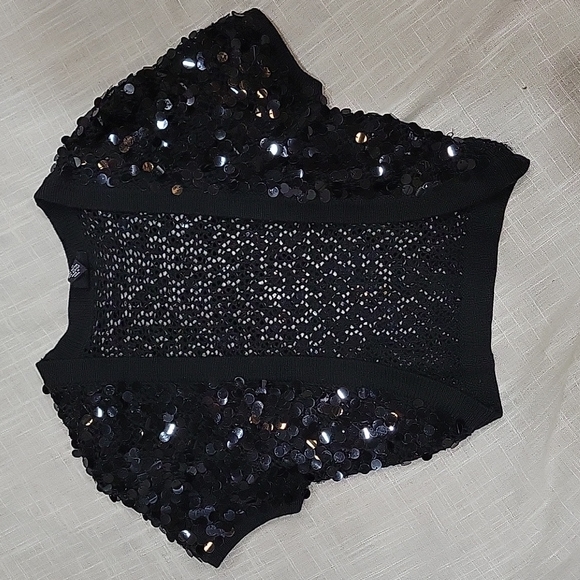 Cejon | Tops | Cejon Black Shrug | Poshmark
